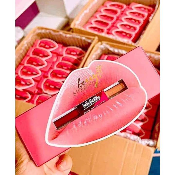 Ombre Korean Lipmatte + Liptint Loveberry Limited Edition New Packaging ...