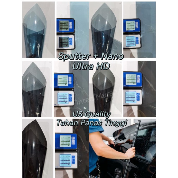 Sputter Nano Tinted Film/Tinted DIY tahan panas tinggi ( Sputter + Nano ...