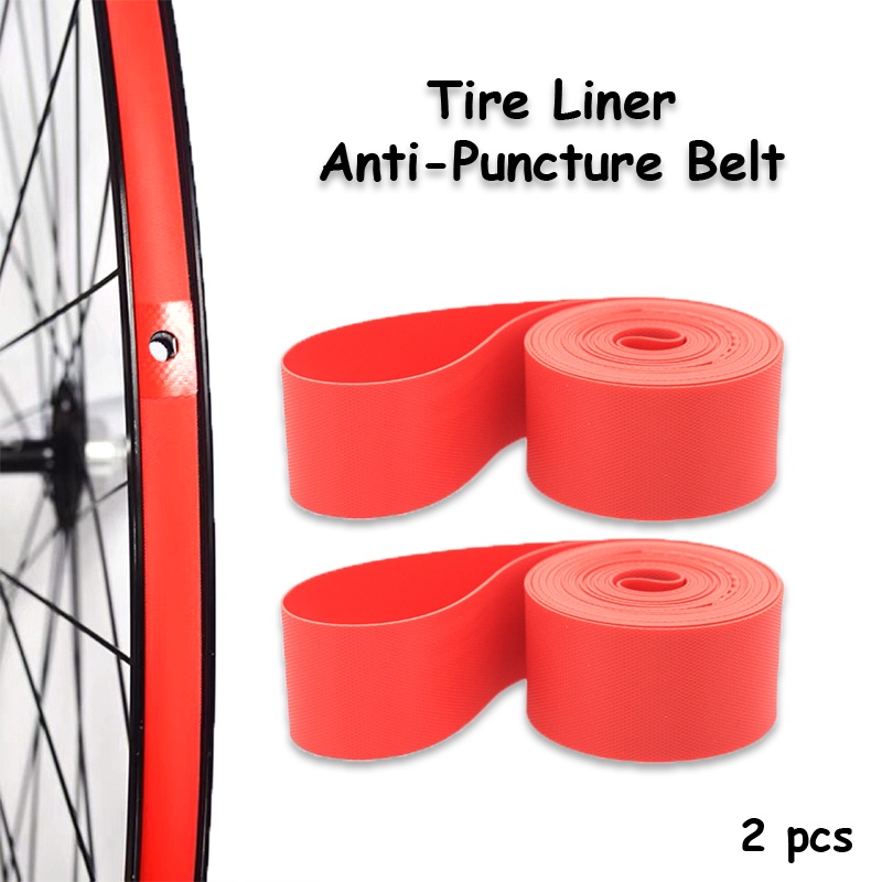 2pcs 26 27.5 29 700c Bicycle Bike road bike Tire Liner Anti-Puncture ...