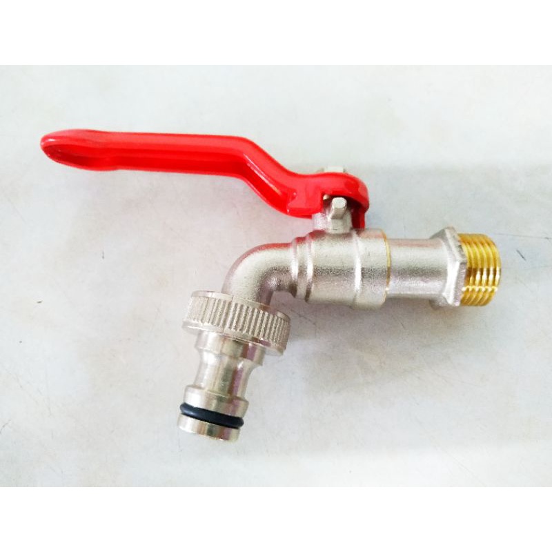 Keran injap air tugas berat 1/2”\1/2" Heavy-Duty Brass Ball Valve ...