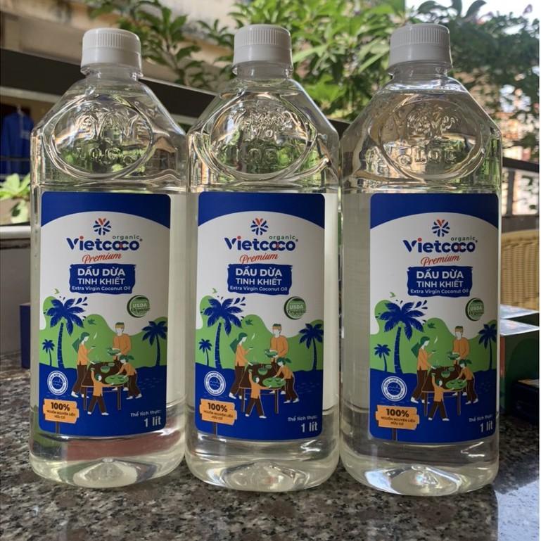 Organic Vietcoco Coconut Oil 1 liter bottle | Shopee Malaysia