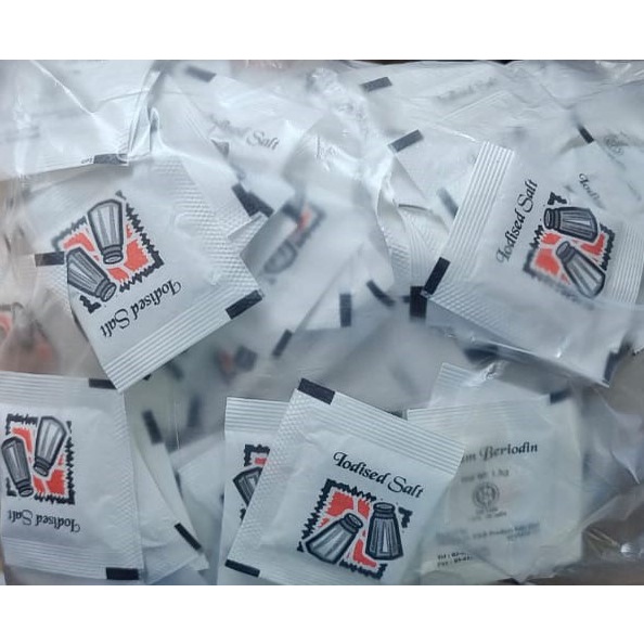 Salt Sachets 1.3g X 100s (fast posting) Garam Peket Halal (pengeposan ...