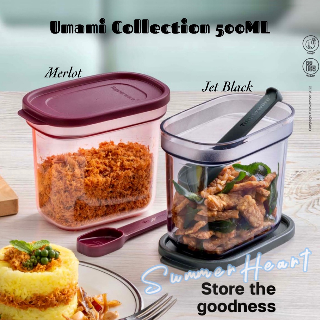 Tupperware Umami Collection 500ml with Spoon | Shopee Malaysia