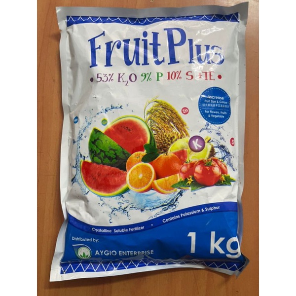 Vitamin Buah Fruit Plus 53%K Water Soluble 1KG | Shopee Malaysia