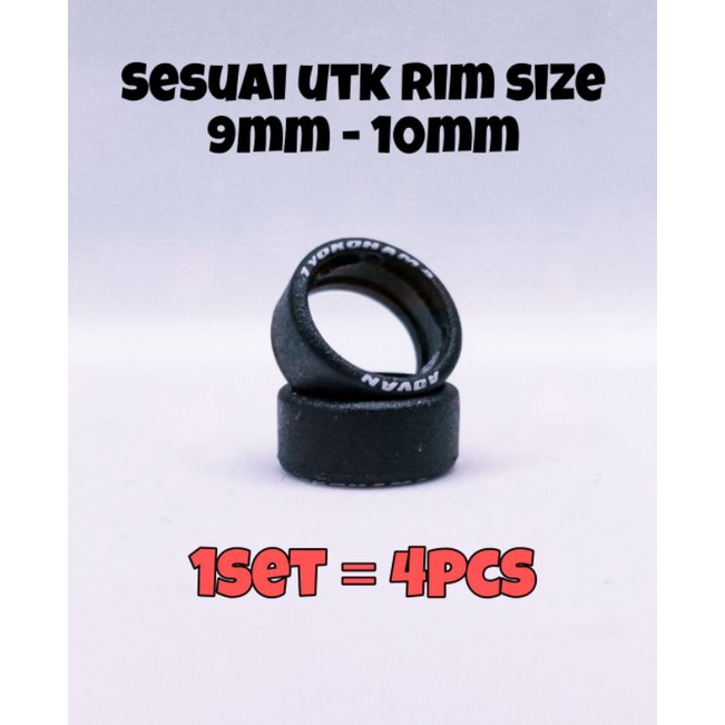 1/64 Rubber Tayar bomb utk 5 spoke Te37 10 spoke | Shopee Malaysia