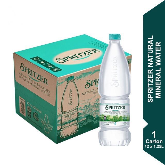 Spritzer Mineral Water 1.25LX12 | Shopee Malaysia