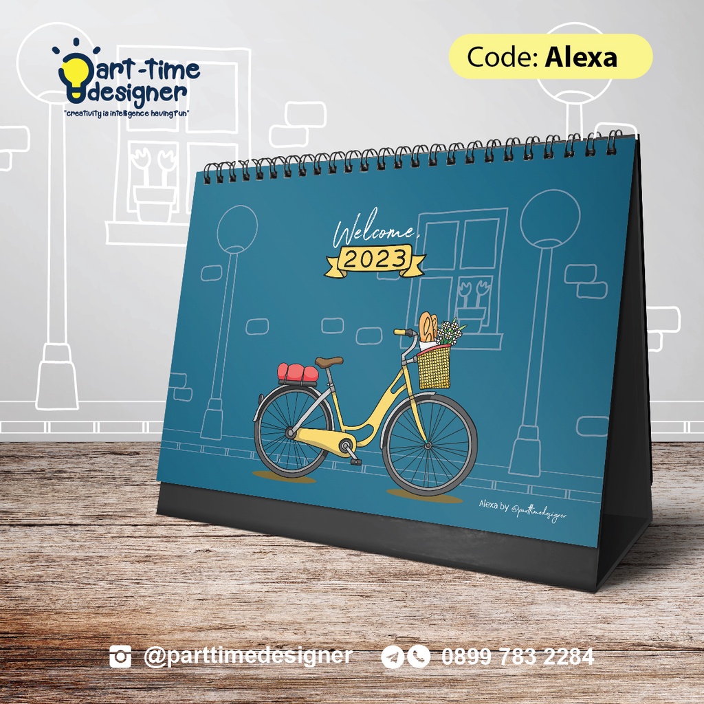 Alexa Calendar 2023 - Aesthetic Cute Activity Planner Calendar | Shopee ...