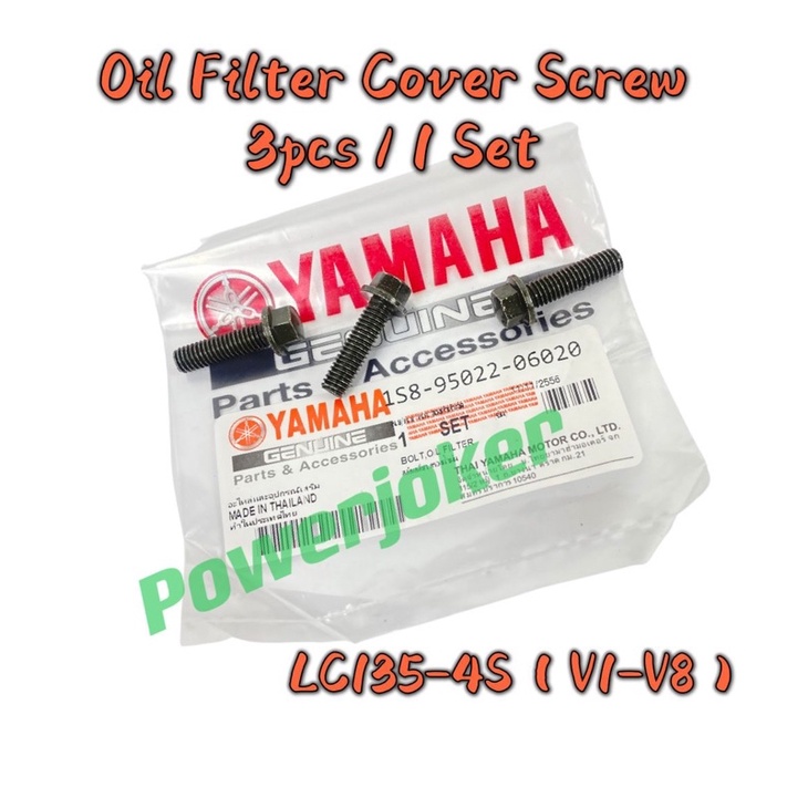 LC135 4S V1 V2 V3 V4 V5 V6 V7 V8 LC 135 New Fi (3pcs / 1 Set) Oil Filter Cover Screw Cap Cup ...