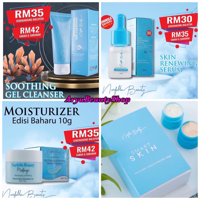 NB SMART SKIN SET/BOX KRIM PARUT BERUBAT|SCAR TREATMENT SERUM PARUT ...