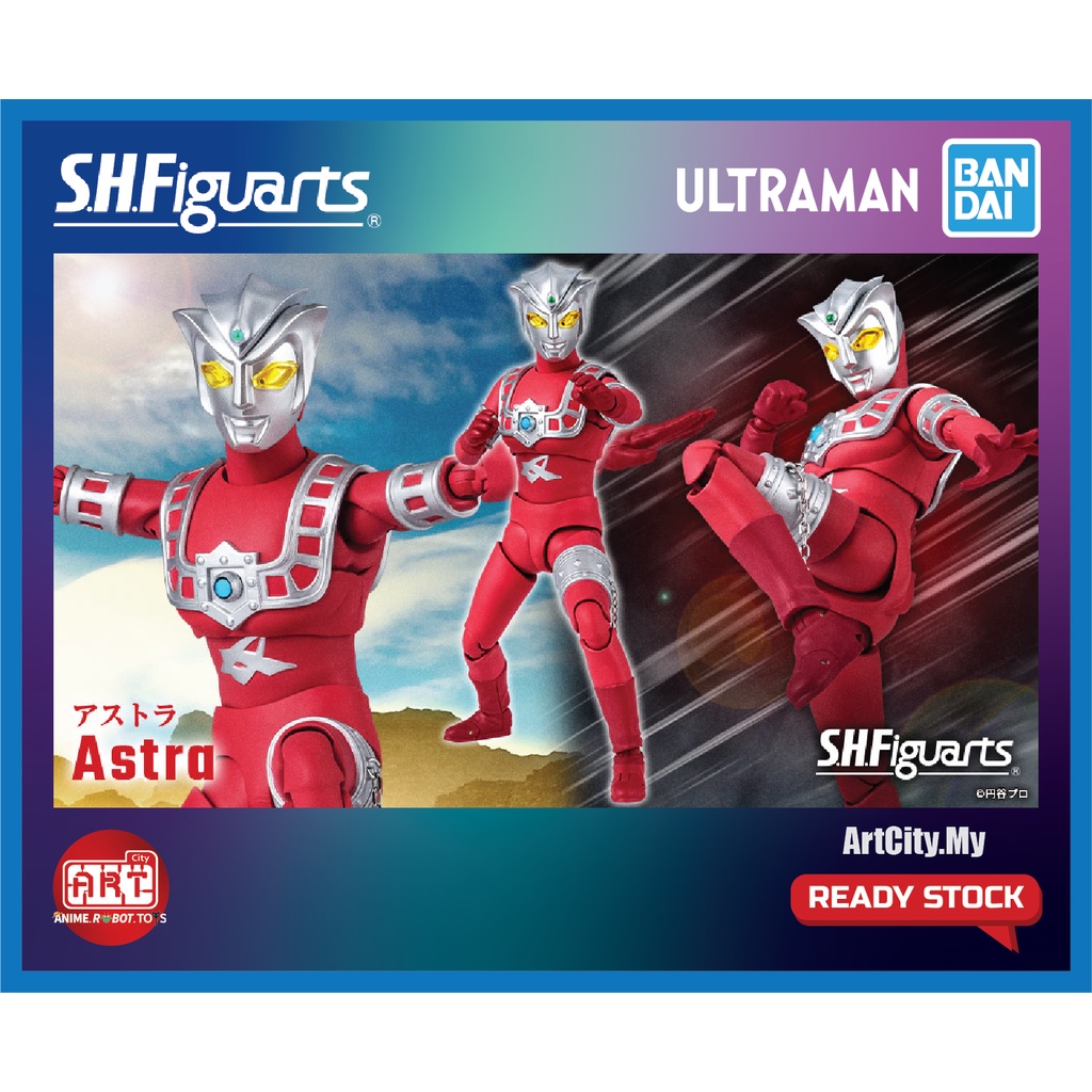 (READY STOCK) Bandai S.H.Figuarts - SHF Ultraman Astra - Ultraman Leo ...