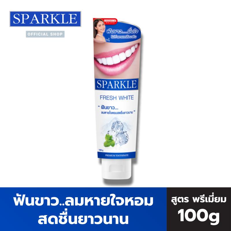 SPARKLE TOOTHPASTE 100 Grams WHITE Teeth..Fresh Breath Formula | Shopee ...
