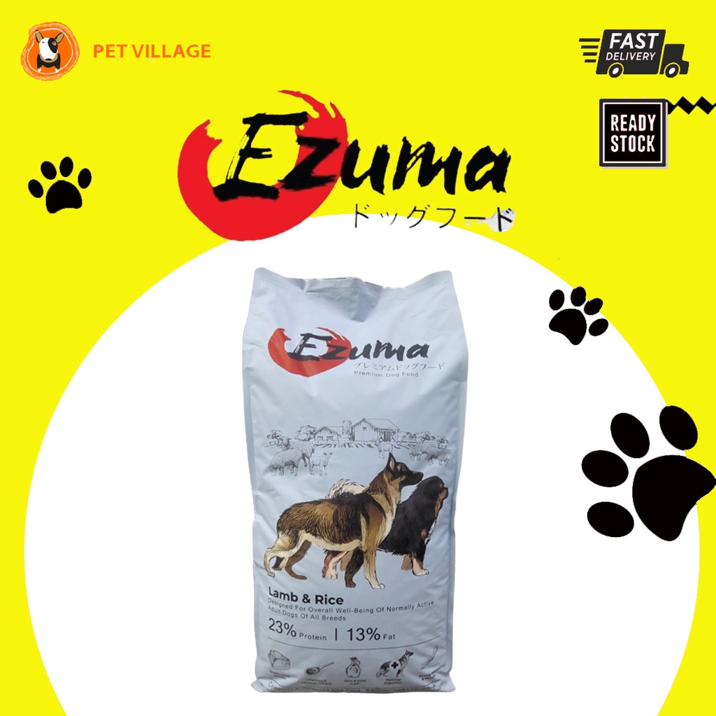 BEST DEAL EZUMA Adult Lamb & Rice Premium Dog Food For All Dog Breeds ...
