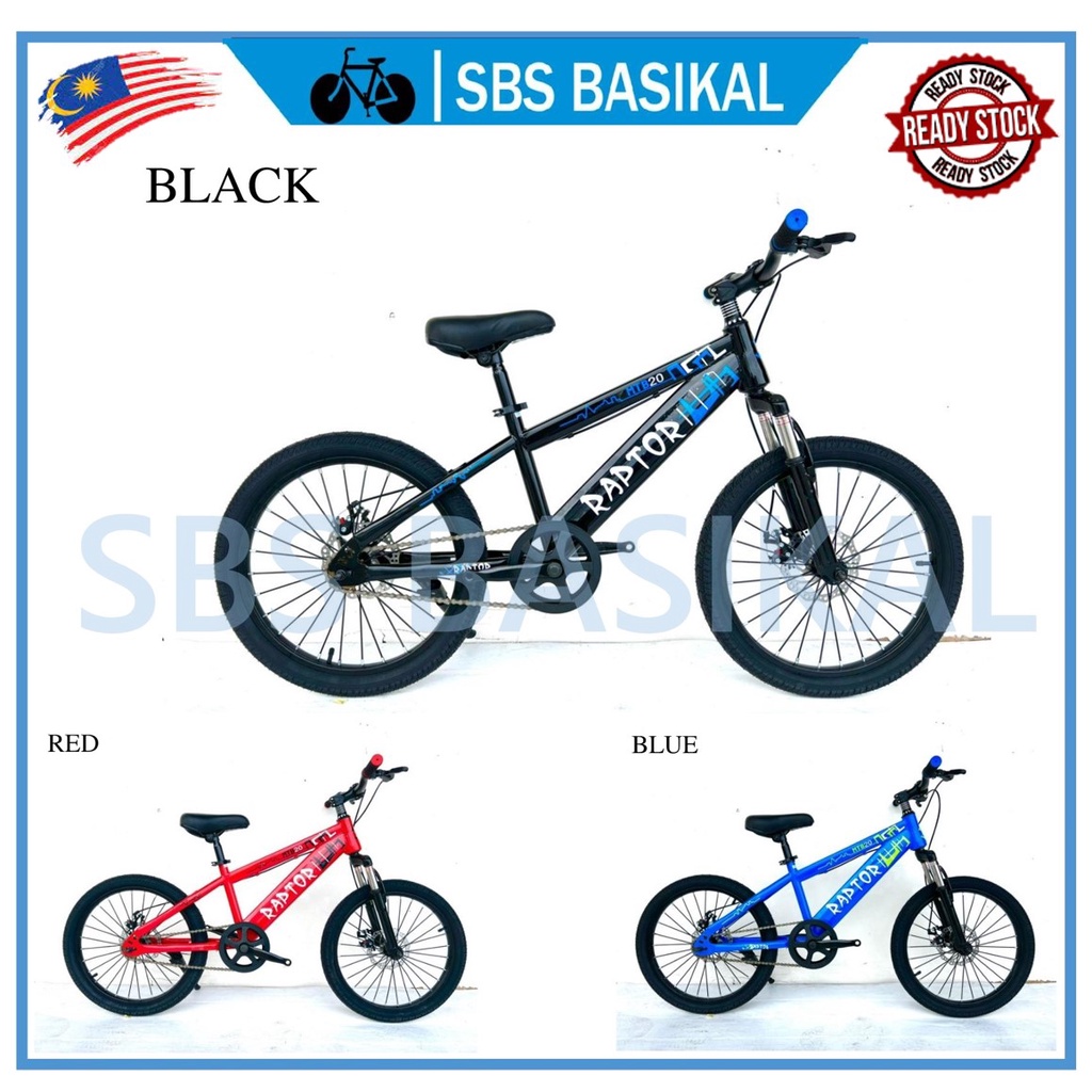 RAPTOR 20" MTB Single Speed Disc Brake | Shopee Malaysia