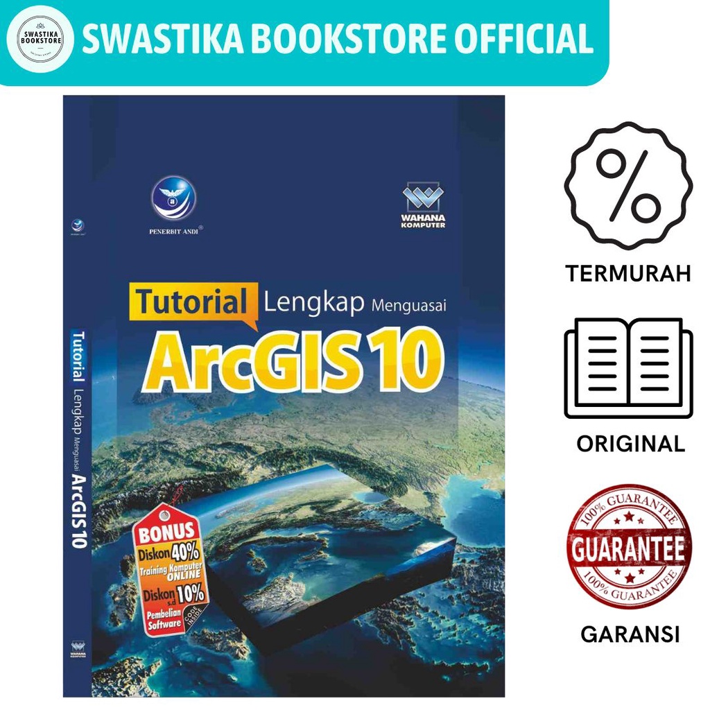 Complete Tutorial on Mastering ArcGIS 10 - Computer Wahana | Shopee Malaysia
