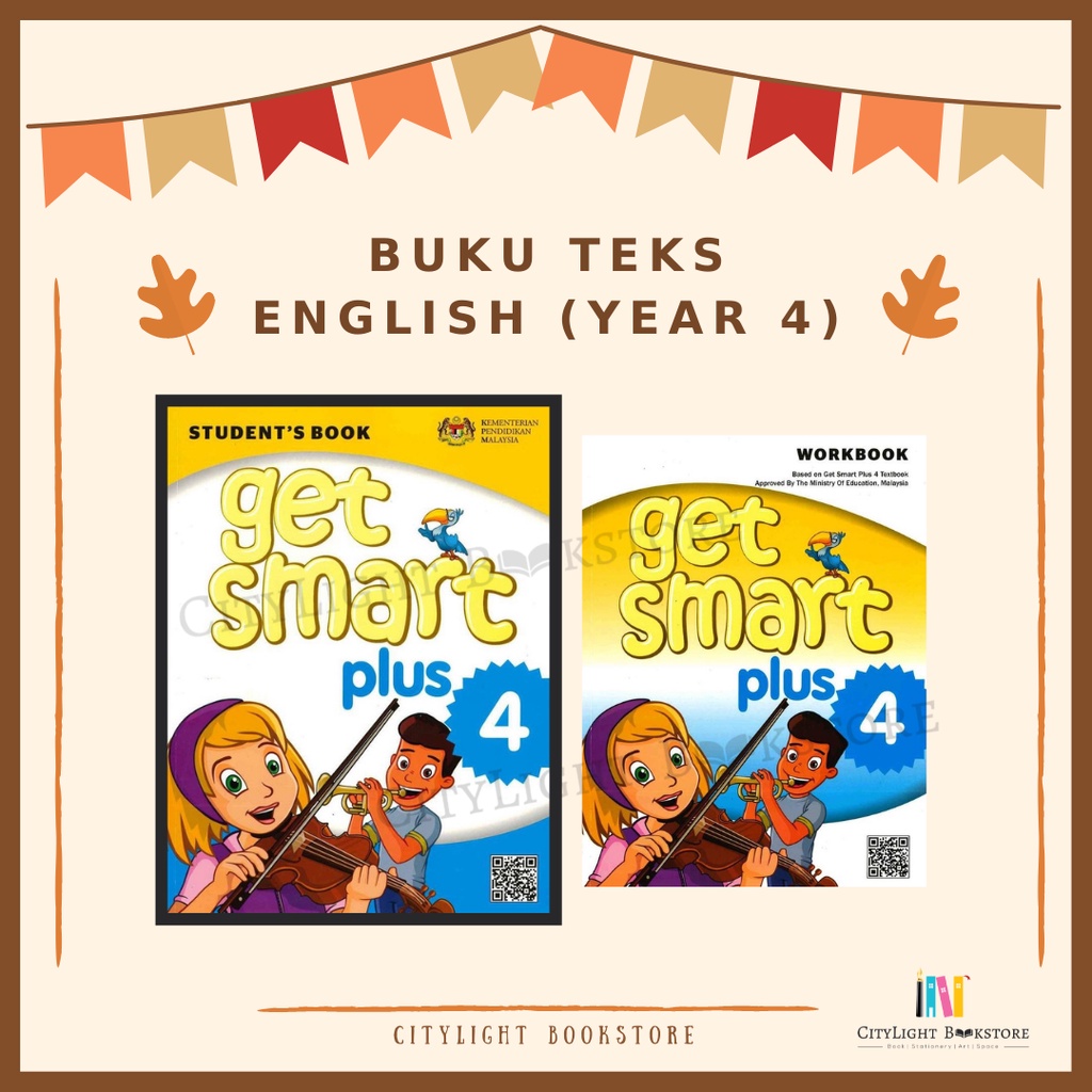 [CITYLIGHT] TextBook: Buku Teks Get Smart Plus 4 & Workbook Tahun 4 ...