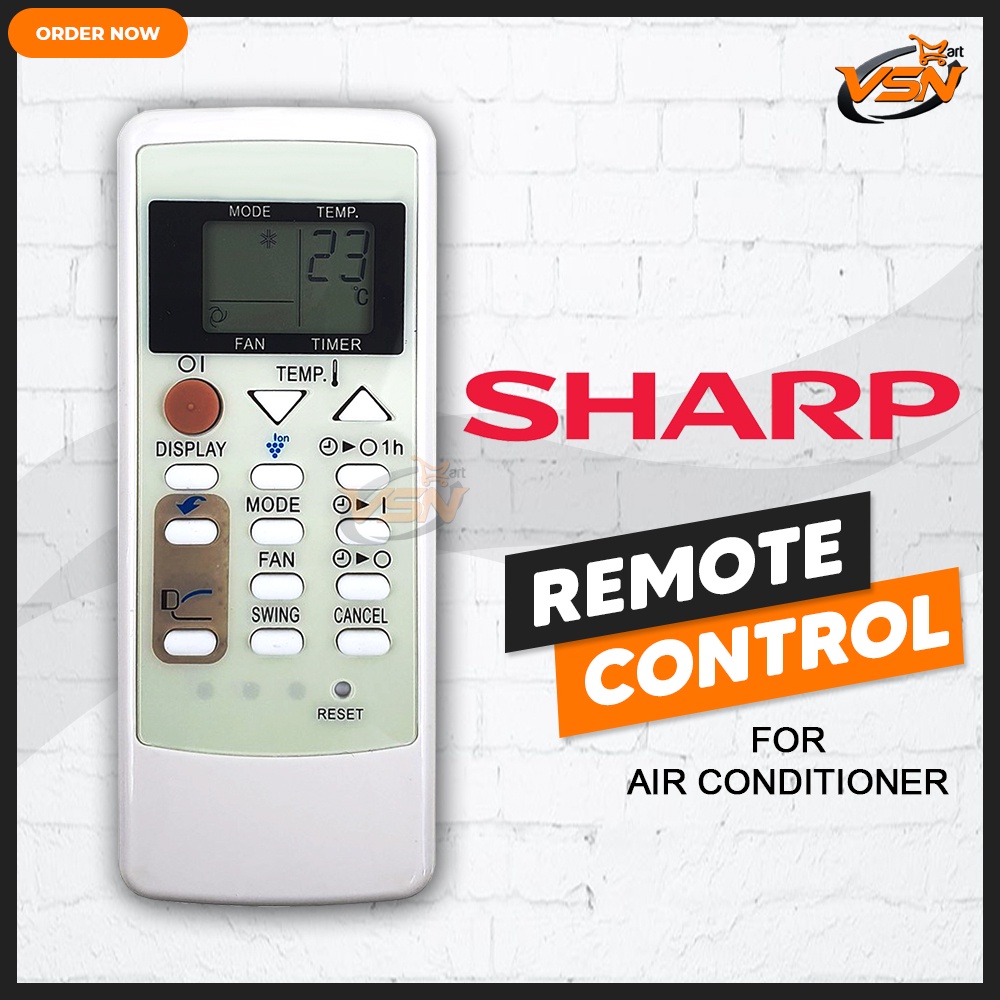 A751 Universal Sharp Aircond Air Cond Remote Control Replacement Ion ...