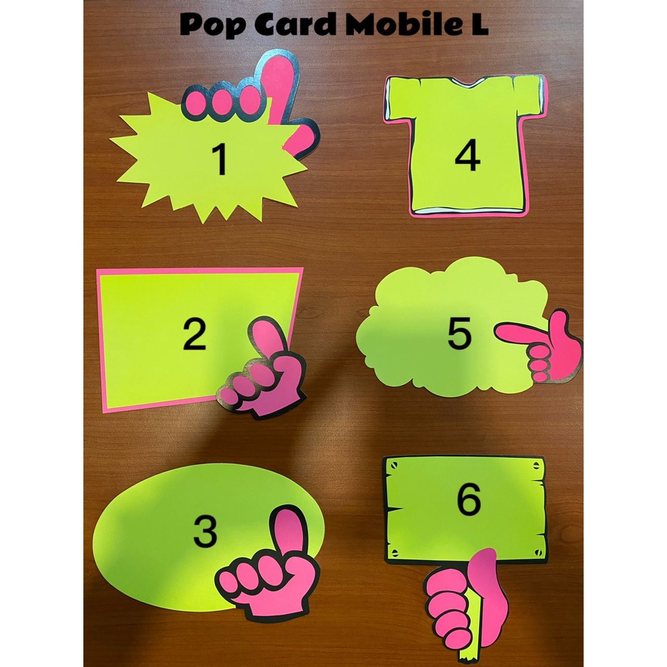 CACTUS POP MOBILE (L) 1pkt - 10sheets (ASSORTED MARKETING DISCOUNT ...