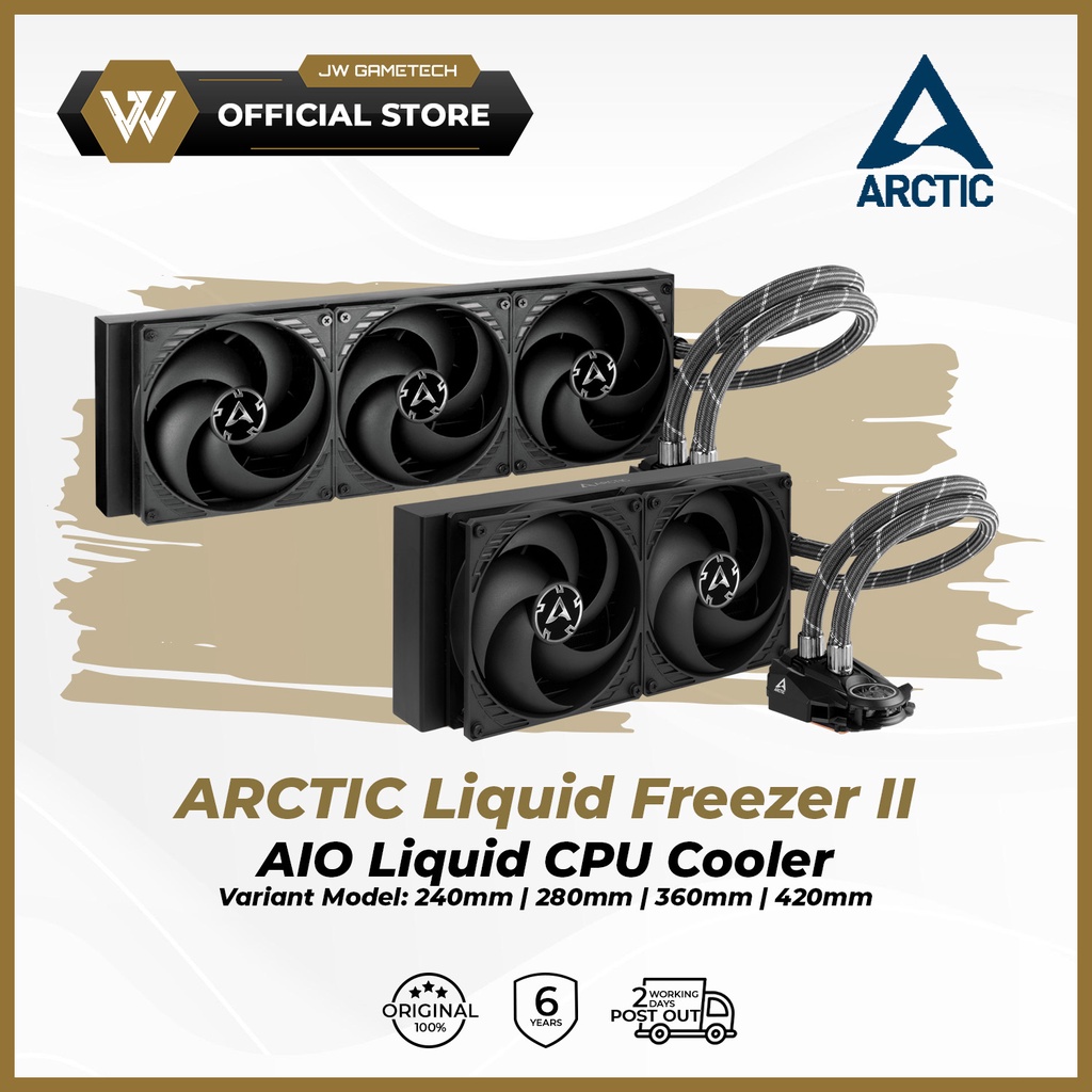 Arctic Liquid Freezer II AIO Liquid CPU Cooler - 240mm | 280mm | 360mm ...