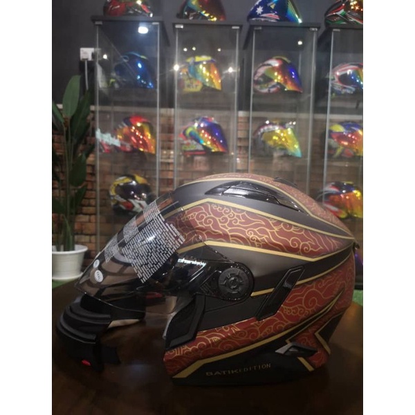 Original Zeus Helmet ZS-613 (Batik Edition) | Shopee Malaysia