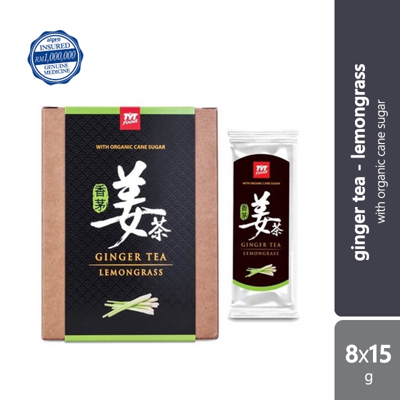 Tyt Cold Pressed Ginger 15g X 8s (Lemongrass) | Shopee Malaysia