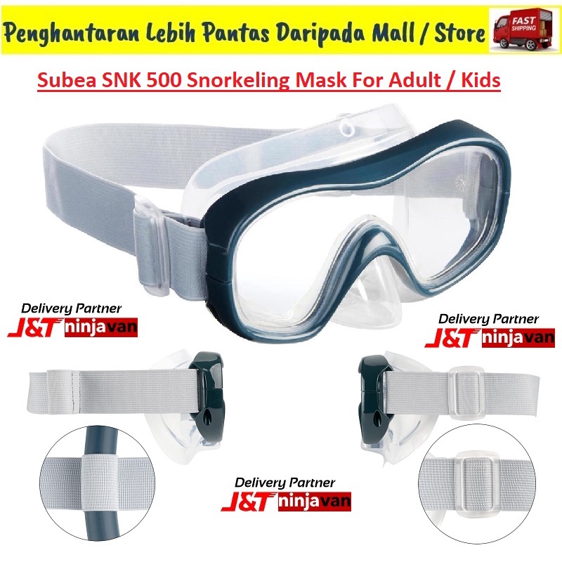 Sub3@ SNK500 Adult And Kids Snorkeling Mask / Snorkeling Goggle / Set ...