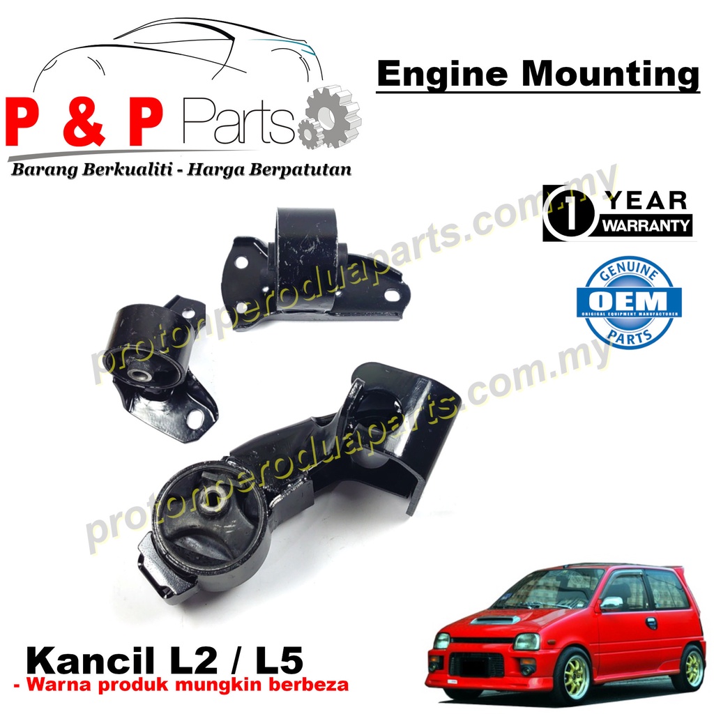 Engine Mounting - 3pcs Set - Perodua Kancil L2 L5 Turbo - 1 Year ...