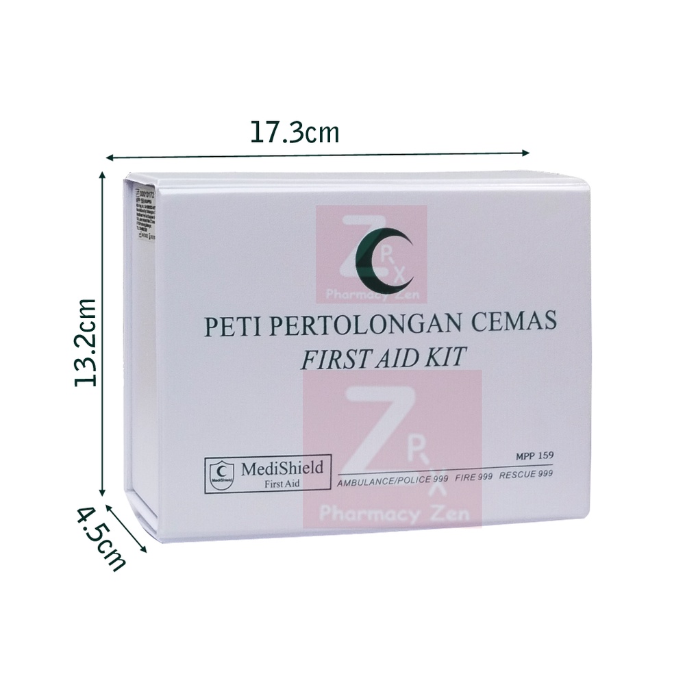 First Aid Kit Box Set Peti Kecemasan (15items)(17cmX13cmX4.5cm ...