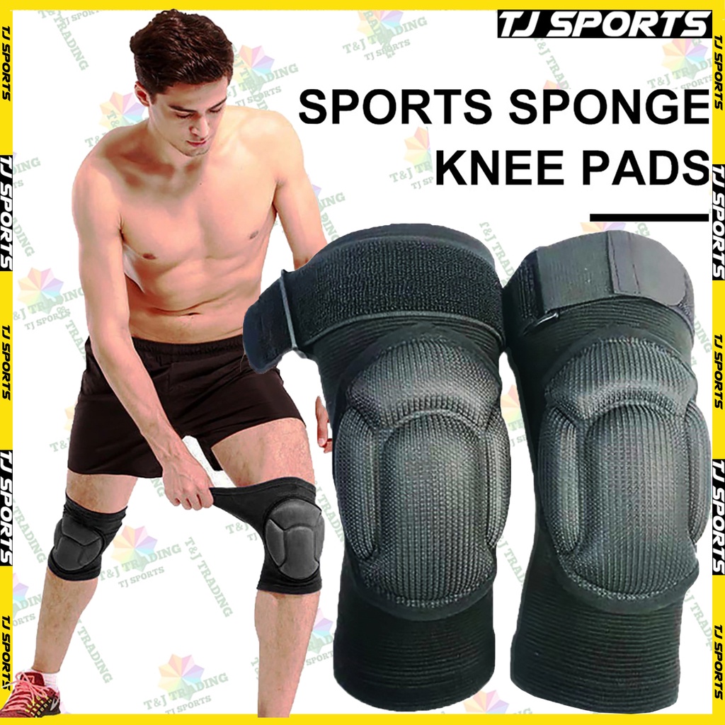 1 Pair Knee Pad Sponge Knee Guard Extra Thick Fitness Knee Support ...