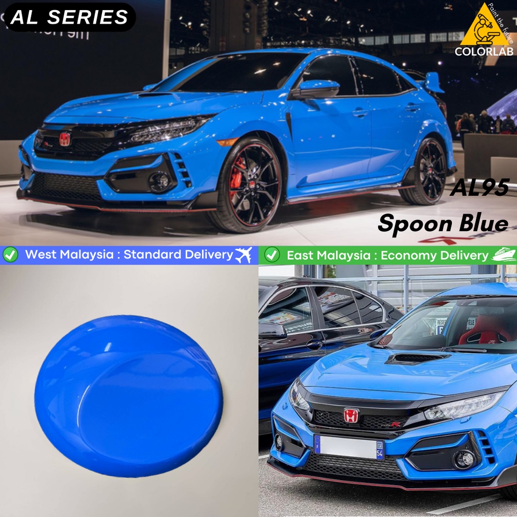 Spoon Blue- AL95 2K Automotive Car Paint / Motor Paint / Cat Bancuh ...