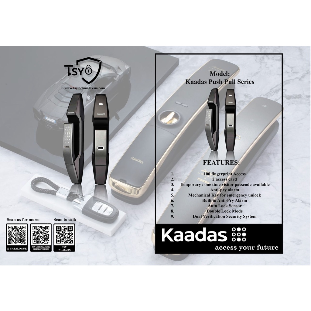 Kaadas K8 Digital Lock/ Kaadas K8 Smart Lock/ Yale Philips Keywe T Techloq DDL Samsung Aqara ...