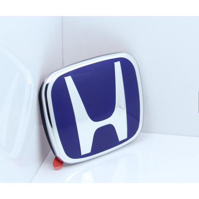 Honda Car Emblem Logo Blue + Chrome (Front or Rear) 1pc | Shopee Malaysia