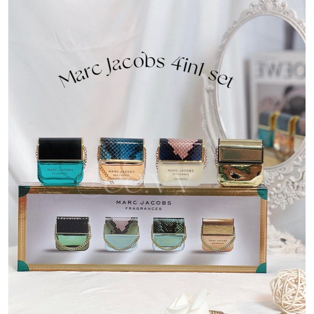 🔥Marc Jacobs Fragrances🔥Miniature Set 4 in 1 x 30ml | Shopee Malaysia
