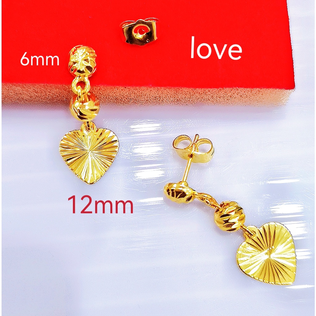 Subang earring Emas Bangkok anting-anting | Shopee Malaysia