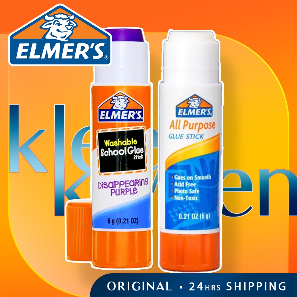 Elmer's Disappearing Purple SCHOOL Glue Stick 6g | All Purpose School ...