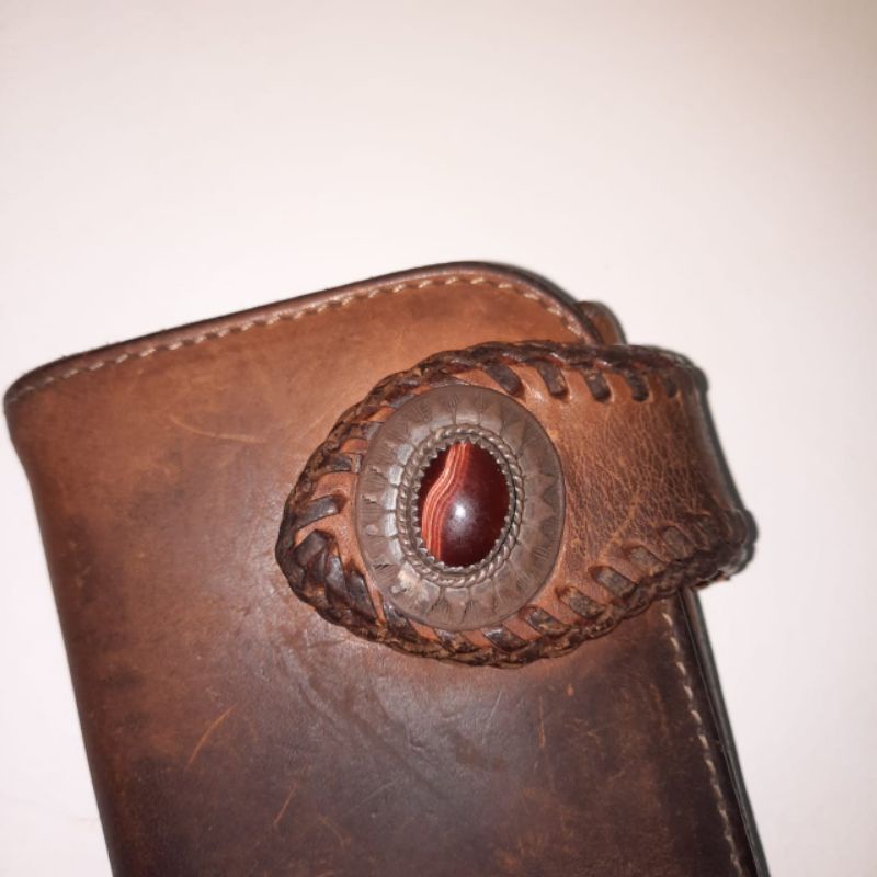 Original Made in Japan long wallet leather brand ALZUNI ( ala redmoon ...