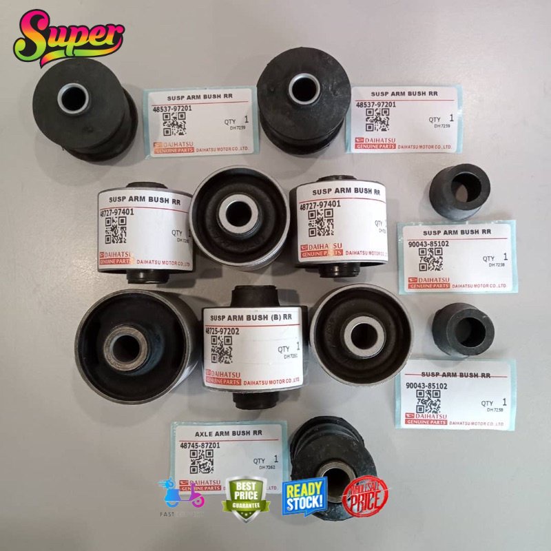 11 PARTS DAIHATSU PERODUA KELISA KENARI REAR TRAILING ARM BUSH / REAR ...