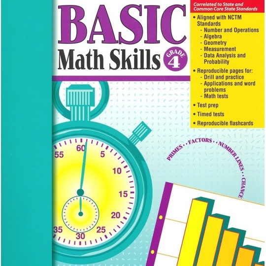(262) Basic Math Skills Workbook, Grade 4 Primary | Shopee Malaysia