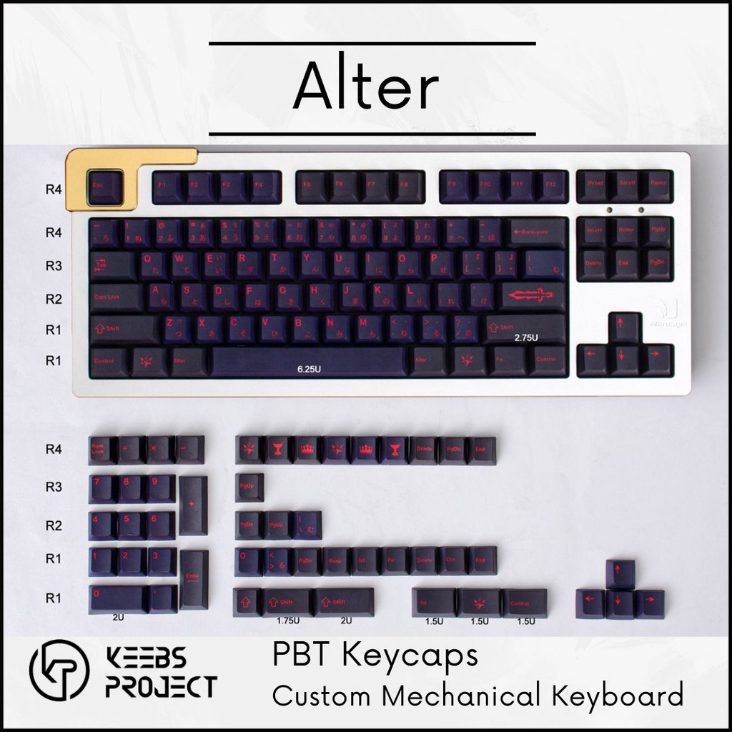 [Collection] PBT Cherry Profile Dyesub Keycaps for Mechanical Keyboard ...