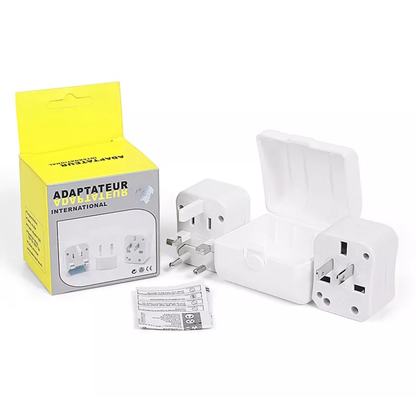 Travel Adapter Universal Plug Converter UK EU Multi Plug Adapter Travel ...