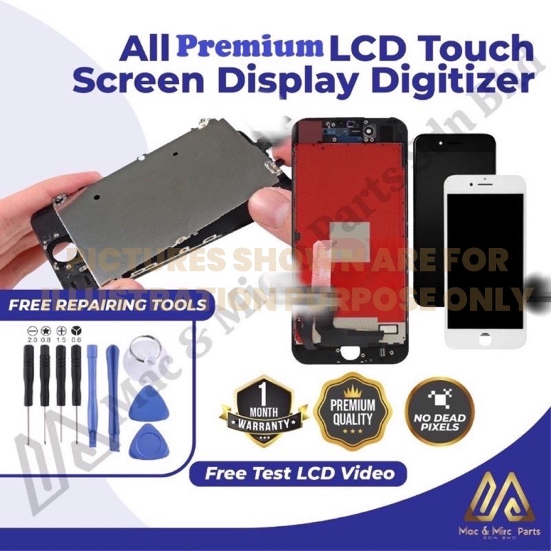 LCD Touch screen Display Digitizer for IP 4/4S/5/5S/5C/6/6P/6S/6SP/7/7P ...