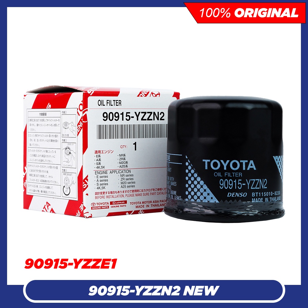 TOYOTA OIL FILTER 90915-YZZE1 TA001 - Camry / Altis / Wish / Avanza ...