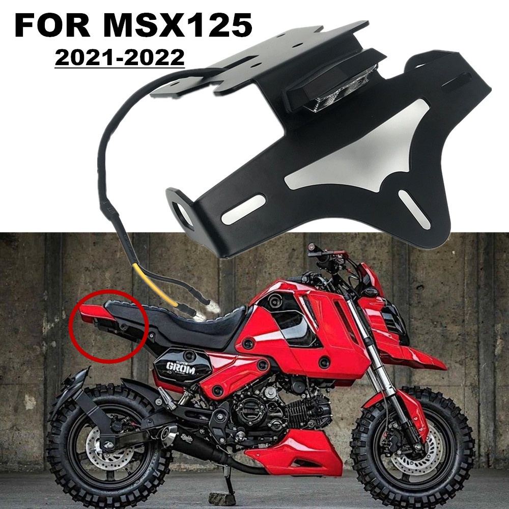 For Honda Grom MSX 125 msx125 2021 2022 Motorcycle License Plate Holder ...