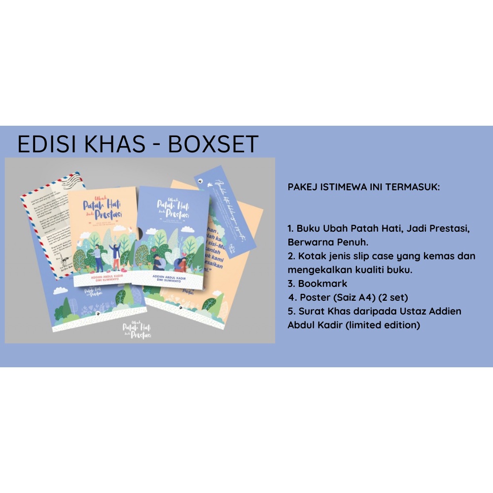 PTS: (BOXSET) Ubah Patah Hati Jadi Prestasi (Penulis-Addien Abdul Kadir ...