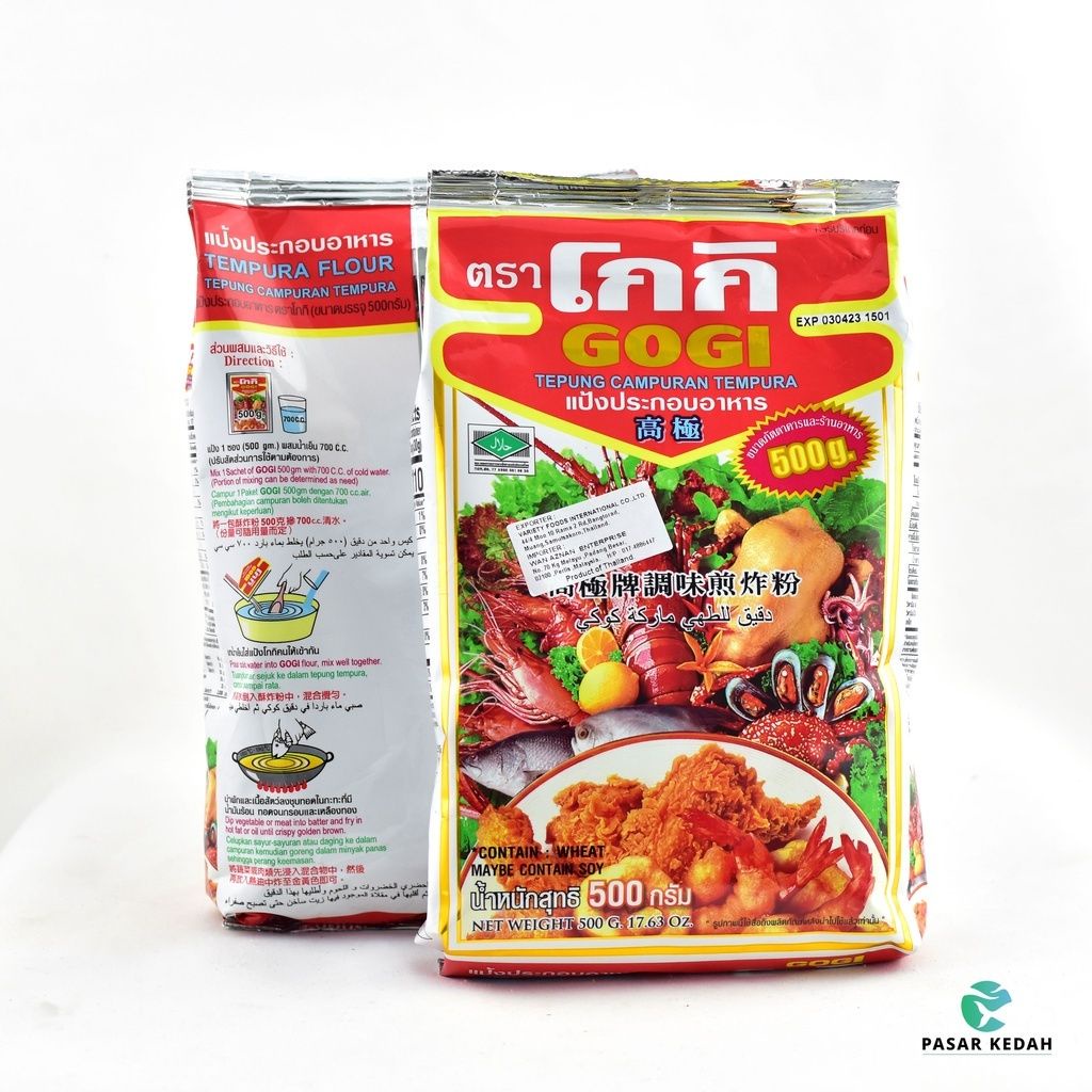 (500g) GOGI Tepung Campuran Tempura Thailand Tempura Flour Imported ...