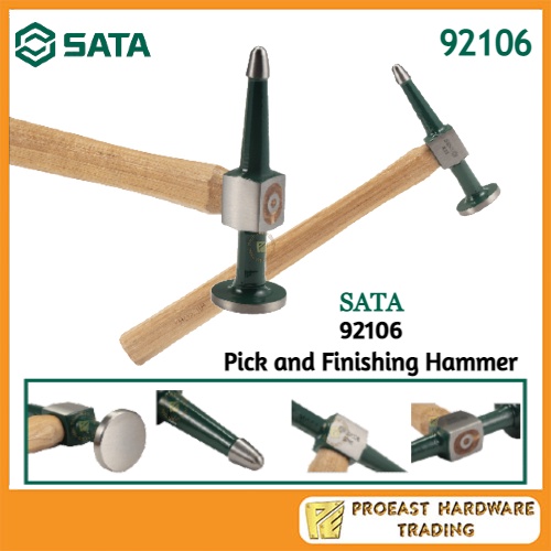 SATA [ 92106 ] Pick And Finishing Hammer | Shopee Malaysia