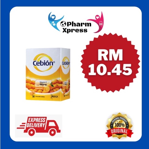 Cebion Vitamin C 500mg Chewable Tablets 30's | Shopee Malaysia