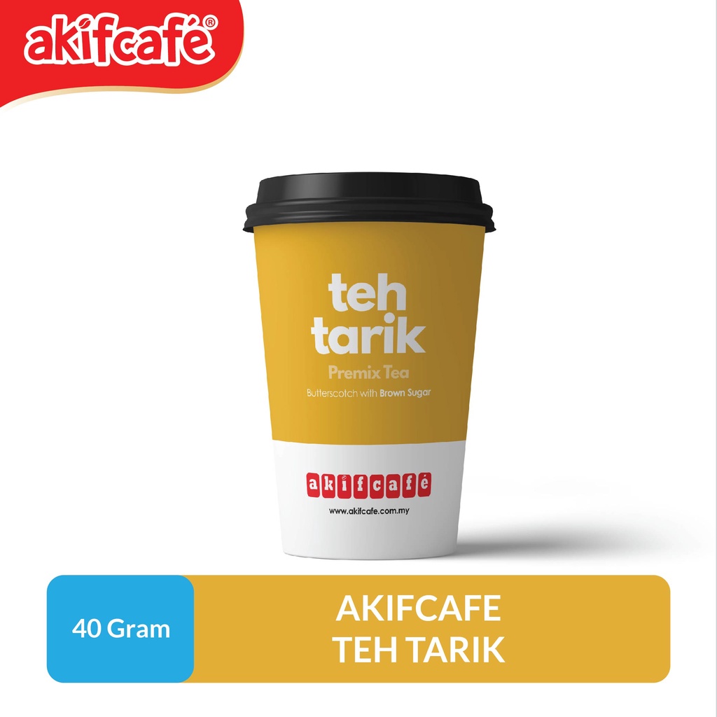 Akifcafe Hot Cup - Teh Tarik ( Milk Tea ) ( 40g ) | Shopee Malaysia