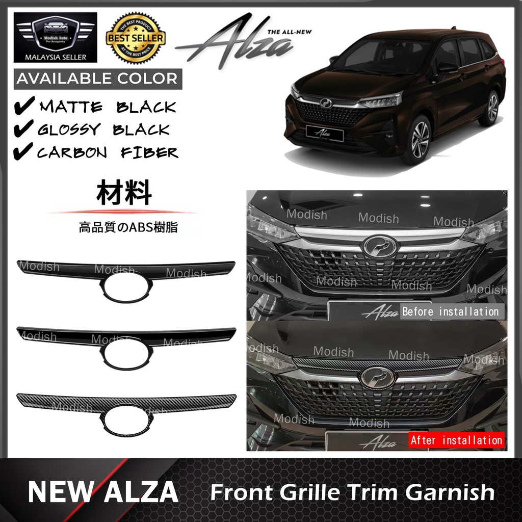 Modish Perodua New Alza 2022-2024 Front Grille Trim Garnish Front ...
