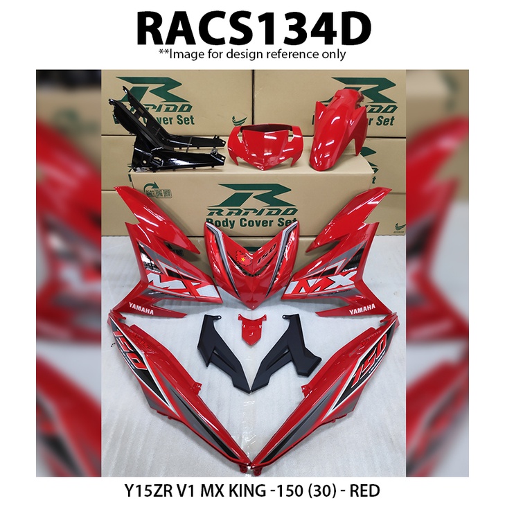 Coverset Y15ZR V1/V2 MX King -150 (30)Bodyset (Sticker Tanam) | Shopee ...