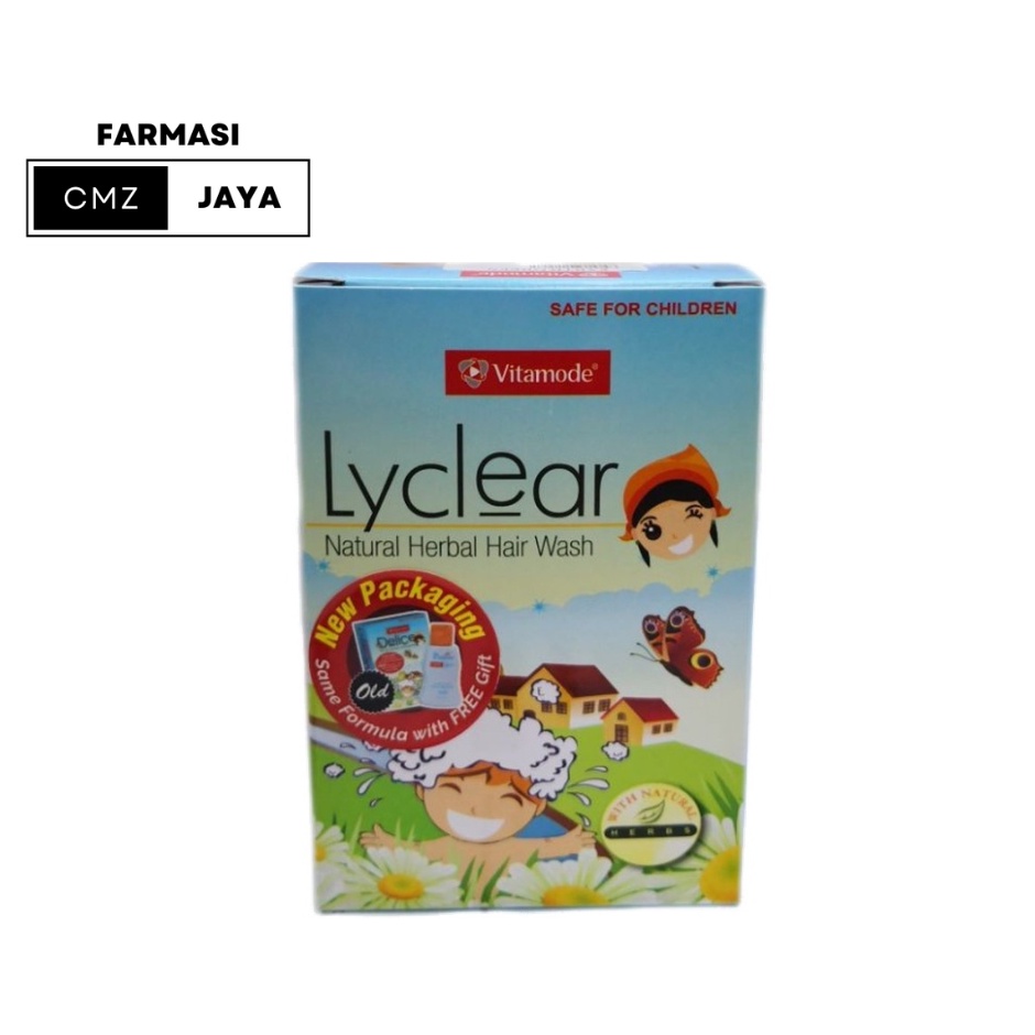 Vitamode Lyclear Shampoo Natural Herbal Hair Wash (FREE Metal Lice Comb ...
